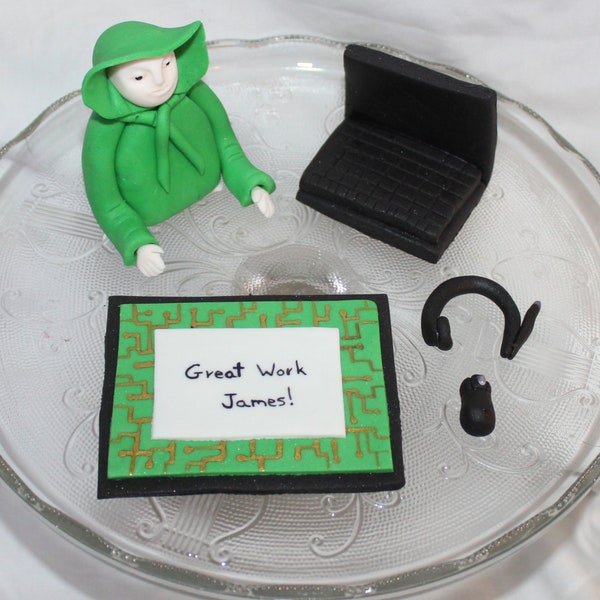 Computer Cake Topper - Etsy