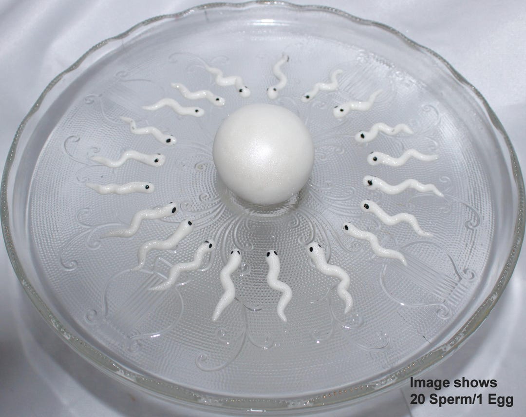 Fondant Sperm Cake Topper - Fondant Baby - Baby Cake Topper - Sperm ...