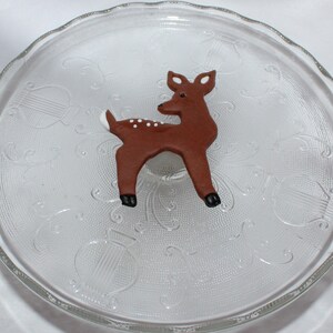 Fondant Deer Cake Topper - Woodland Animal Cake Topper - Deer Cake ...