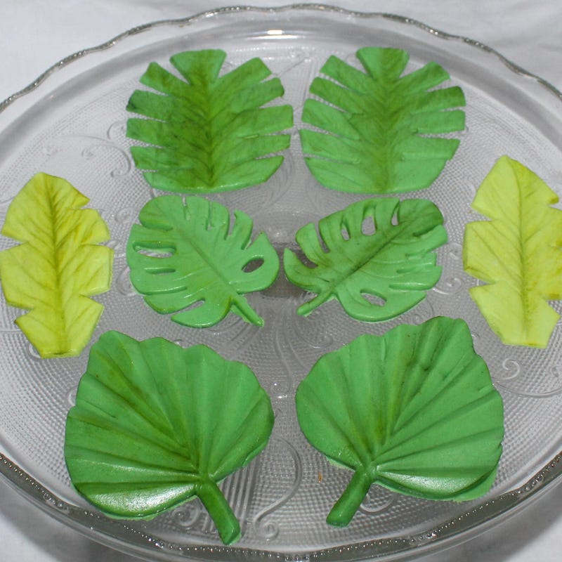 Monstera Leaf Cake - Etsy