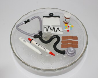 Fondant Medical Cake Topper Fondant Stethoscope Doctor - Etsy