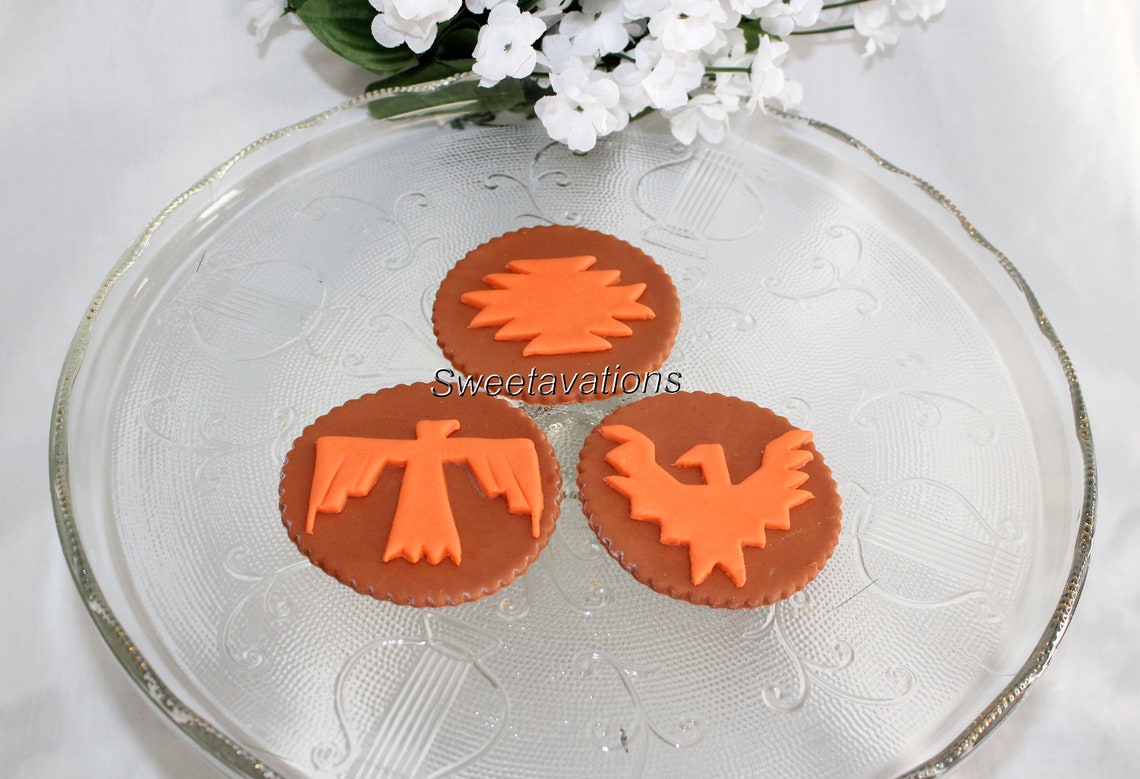 Fondant Native American Cupcake Toppers Southwestern Cupcake - Etsy