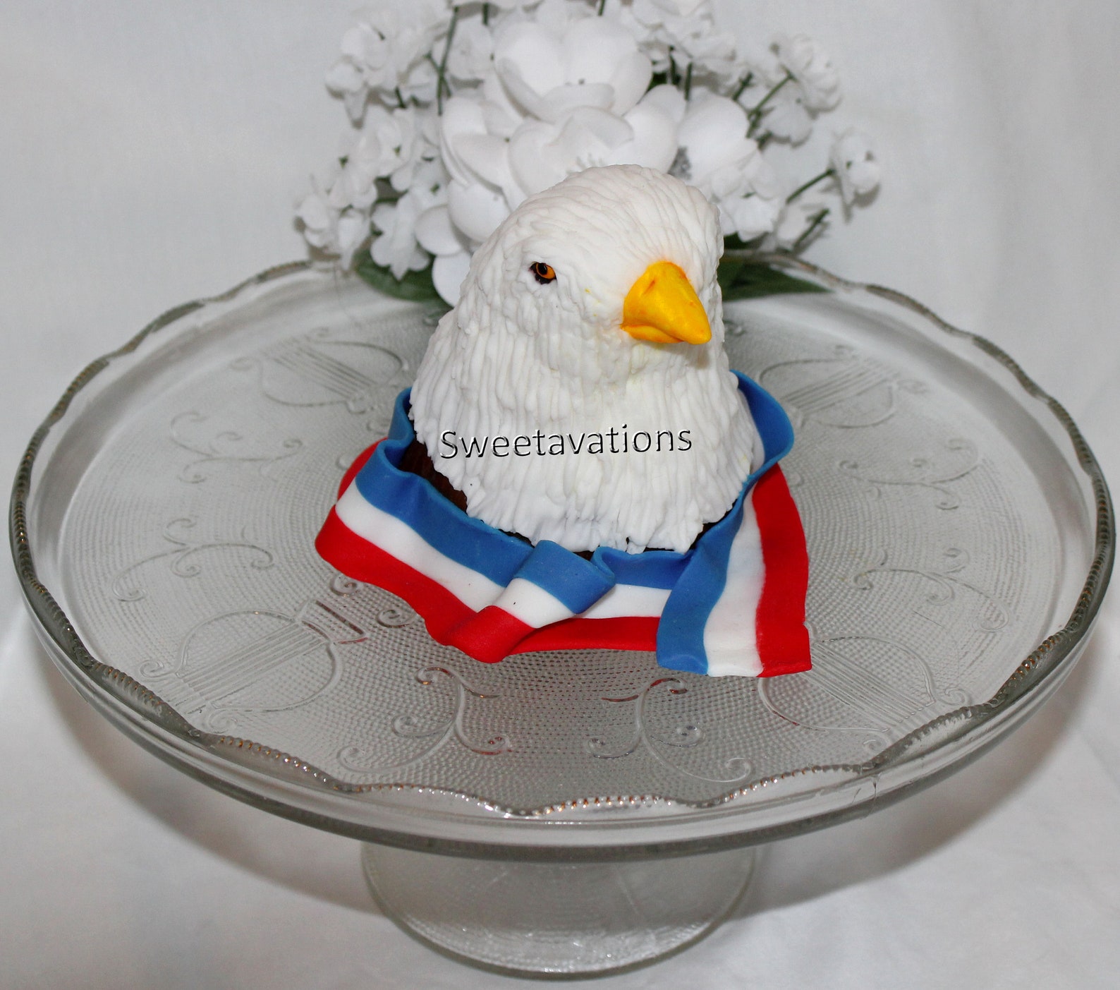 Fondant Eagle Cake Topper Eagle Topper Fondant Bird | Etsy