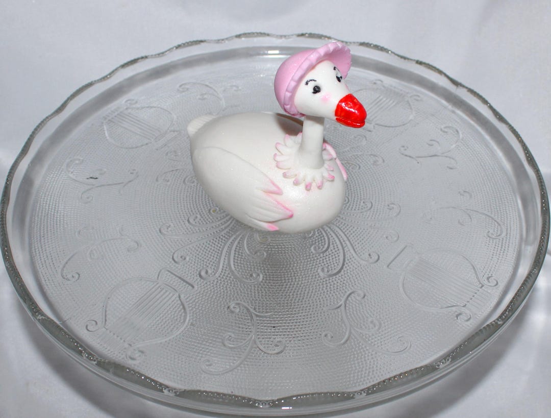 Fondant Mother Goose Cake Topper, Nursery Rhyme Baby Shower, Storybook ...