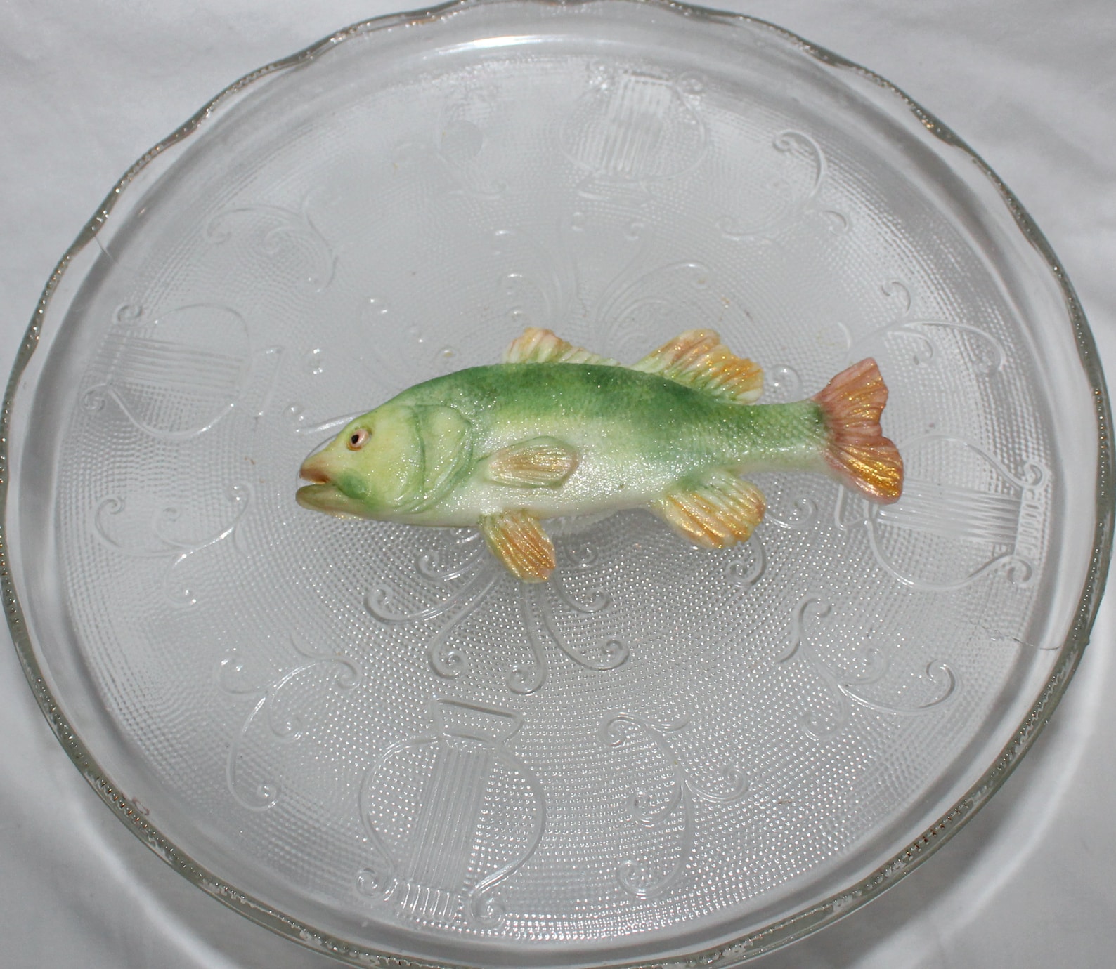 Fondant Fish Cake Topper Fondant Bass Fish Topper - Etsy