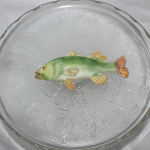 Fondant Fish Cake Topper - Fondant Bass - Fish Topper - Fondant Fishing ...