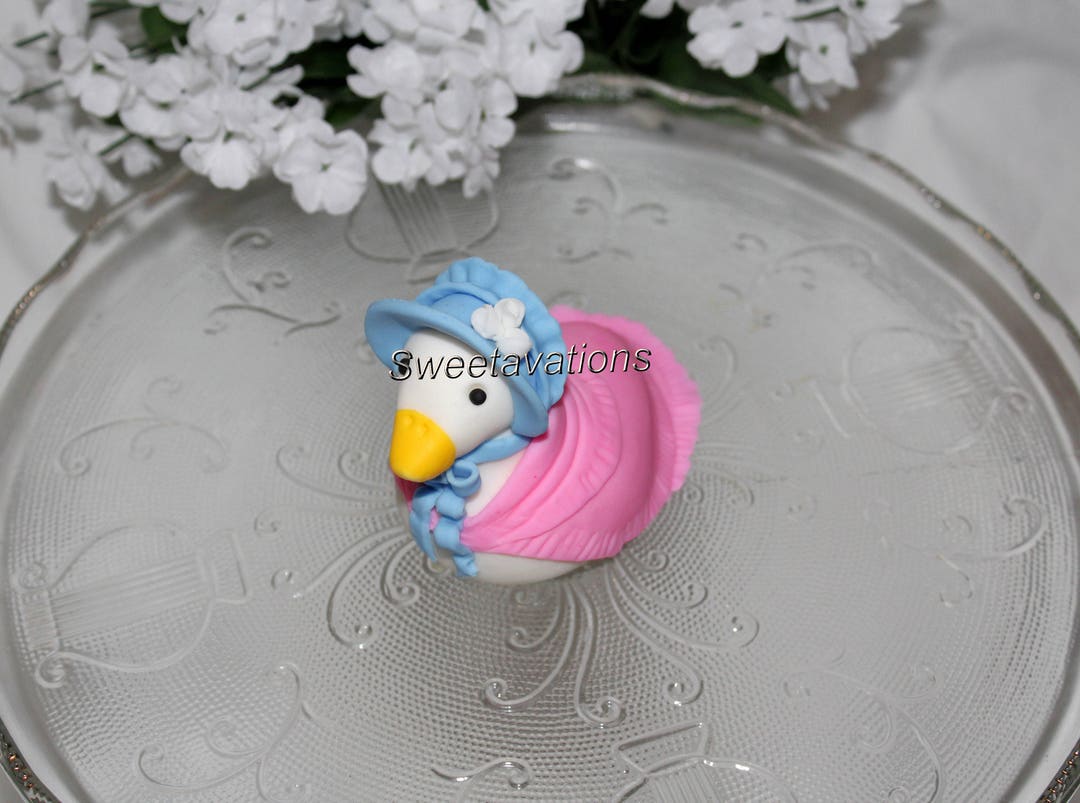 Fondant Mother Goose Cake Topper - Mother Goose Cake - Mother Goose ...