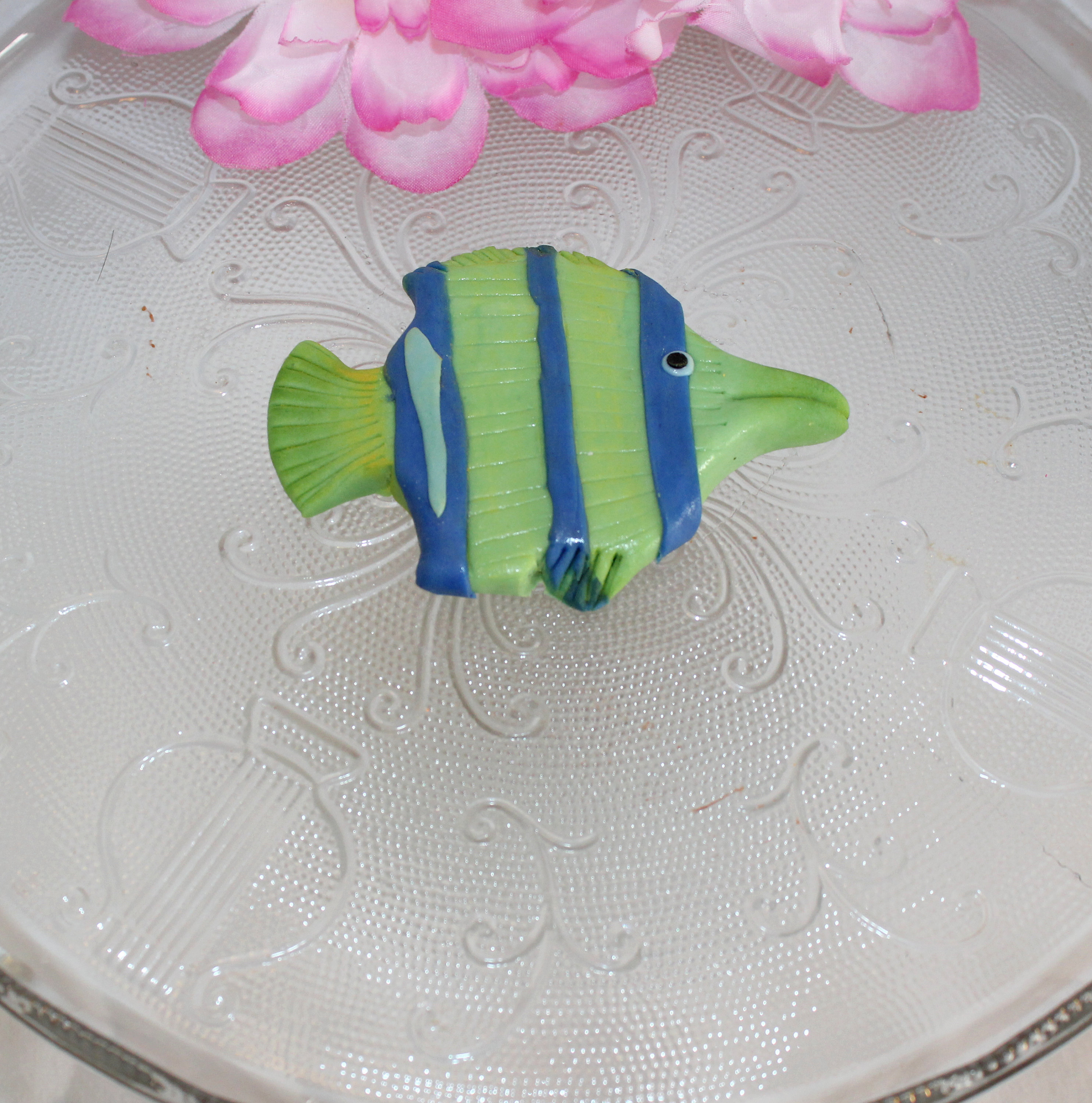 Fondant Tropical Fish Cake Topper Fondant Fish Fish Topper | Etsy