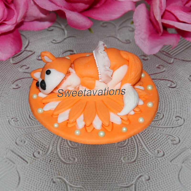 Fox Cake Topper - Etsy
