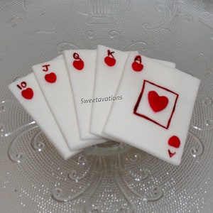 Fondant Poker Cake Topper - Casino Cake Topper - Poker Chip Topper ...
