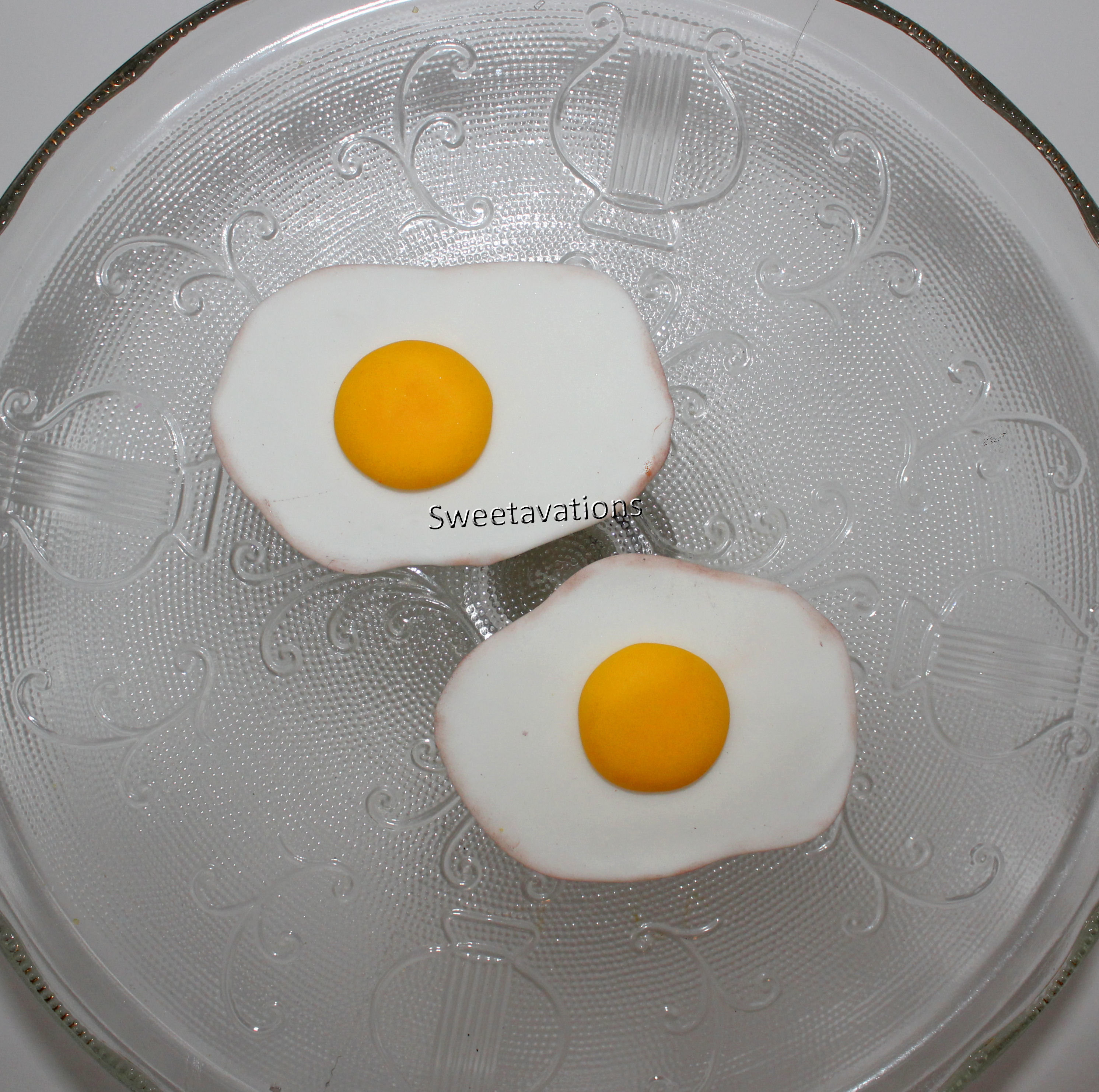 Fondant Eggs Cake Topper Fondant Bacon Fondant Breakfast | Etsy Canada