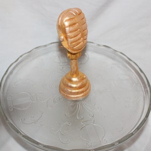 Fondant Microphone Cake Topper - Fondant Music - Music Topper - Fondant ...