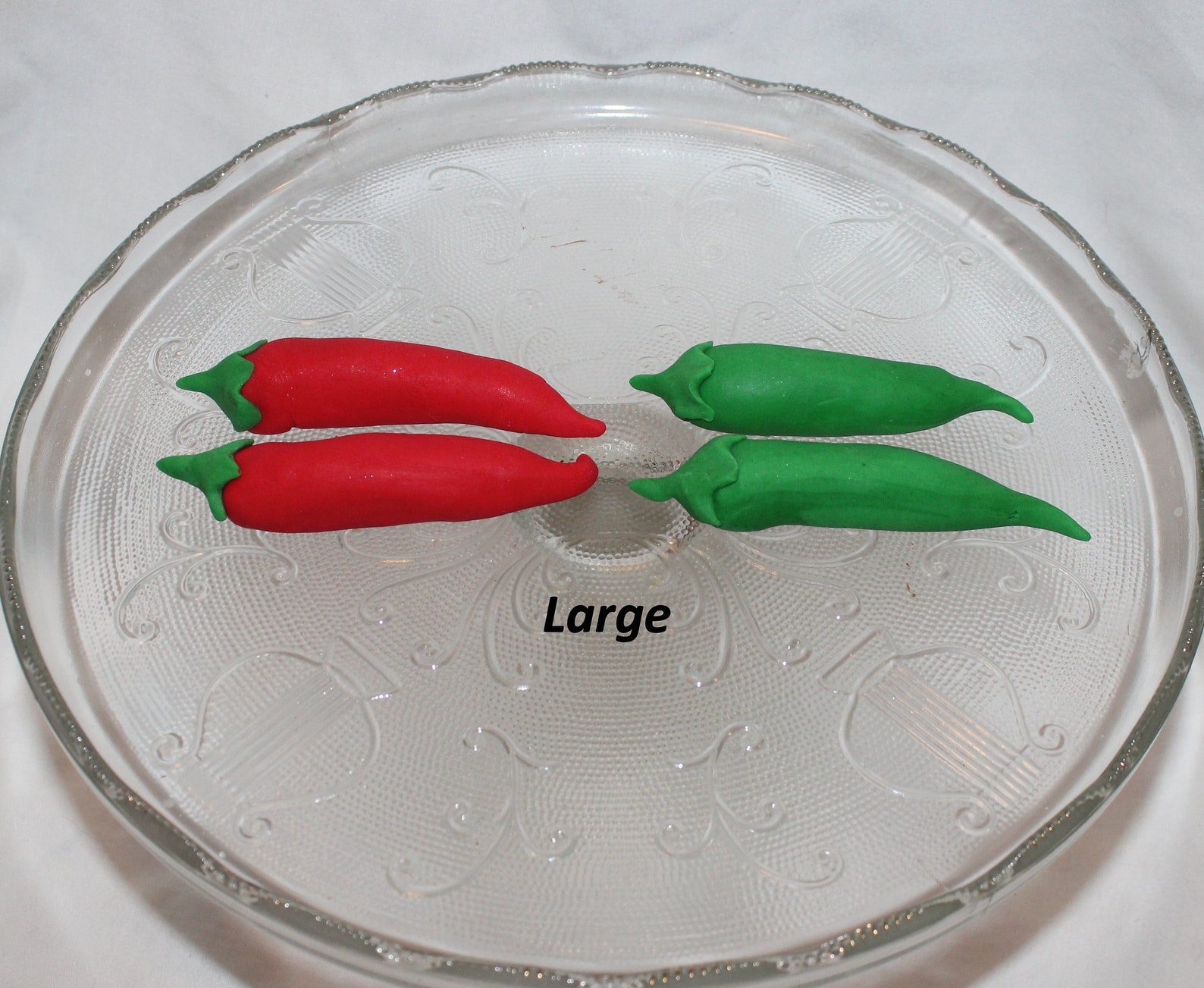 Fondant Chili Pepper Cake Topper - Chili Pepper Topper - Chili Topper ...