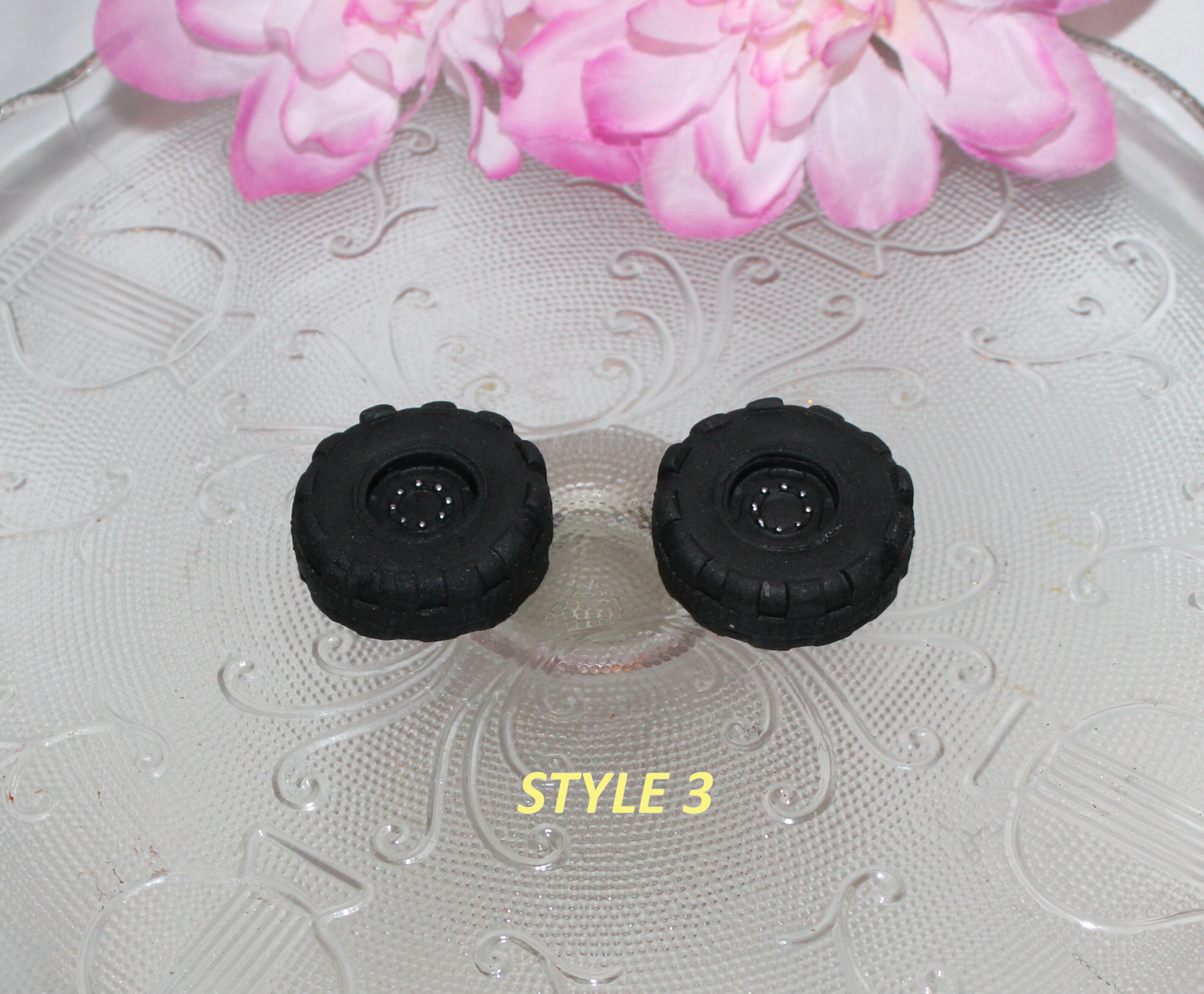 Fondant Tire Cake Topper Tire Topper Fondant Tires | Etsy