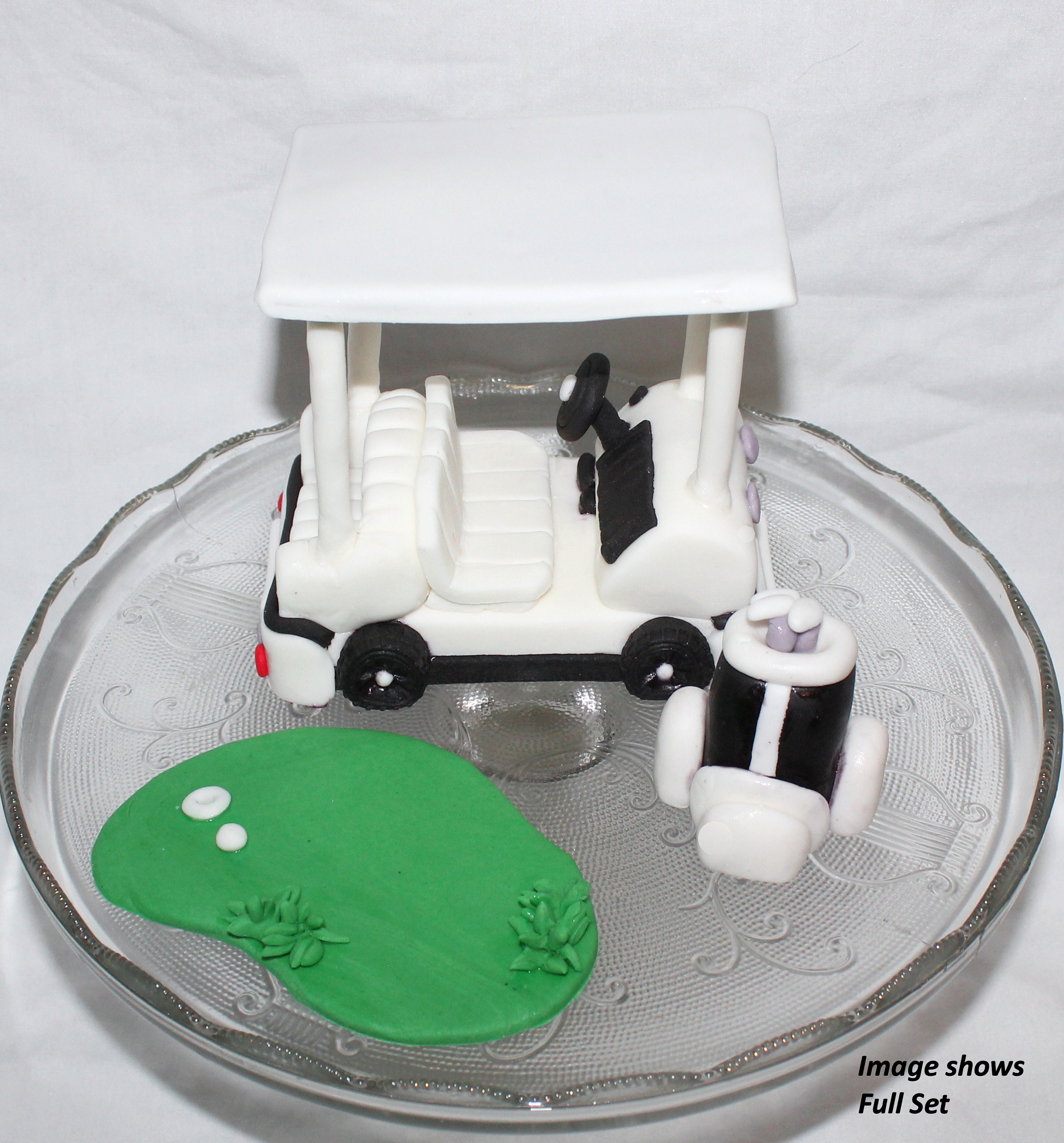 Fondant Golf Cart Cake Topper Golf Cart Topper Golf Topper | Etsy