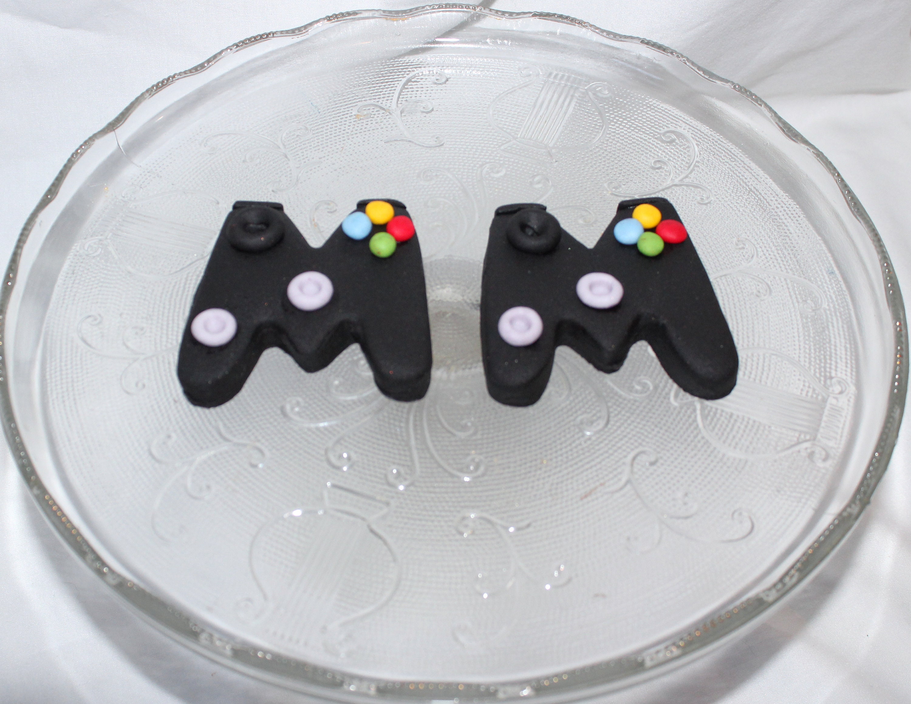 Fondant Gamer Cake Topper Fondant Computer Cake Topper | Etsy