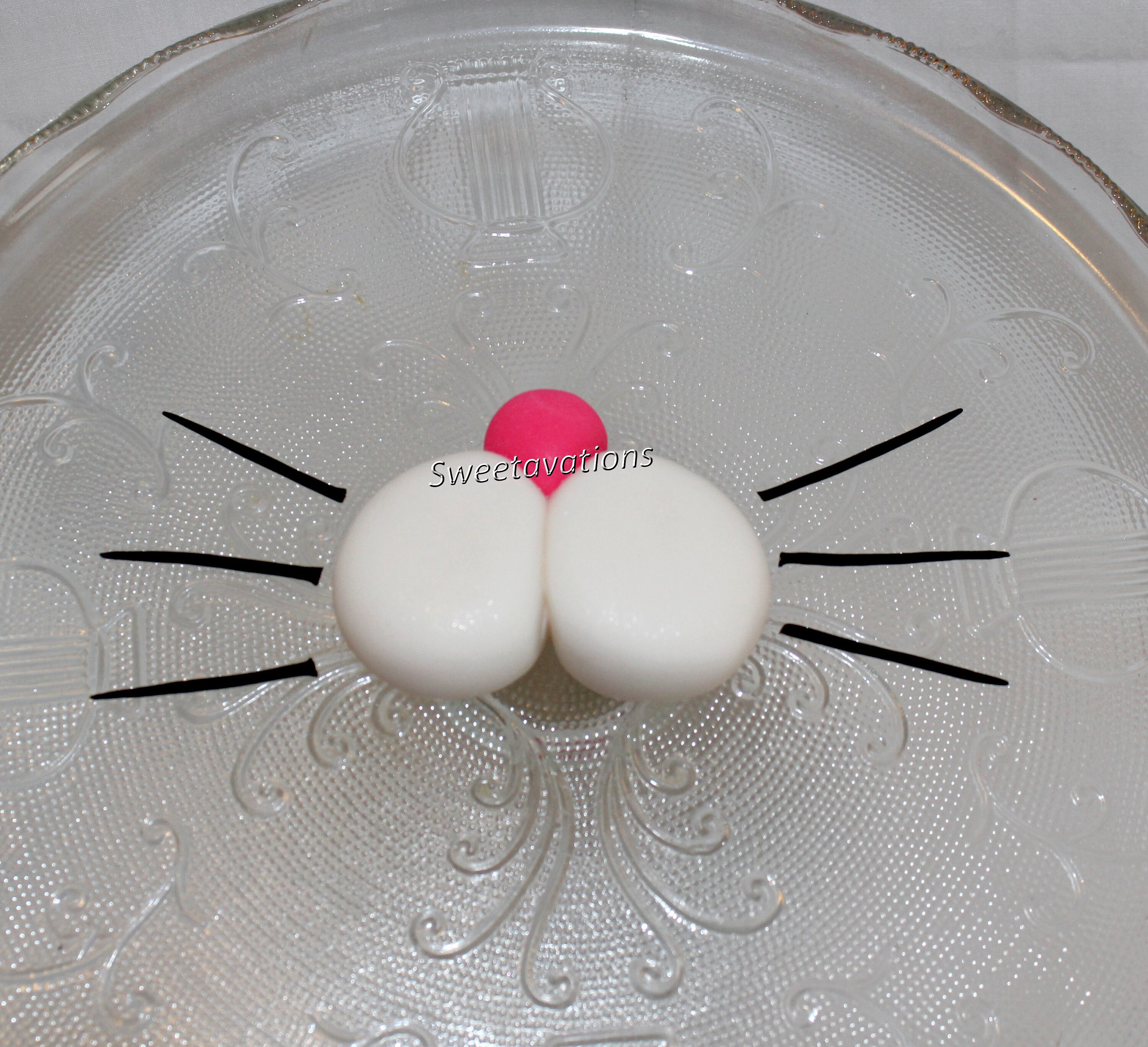 Fondant Bunny Cake Topper Fondant Bunny Ears Bunny Ears | Etsy