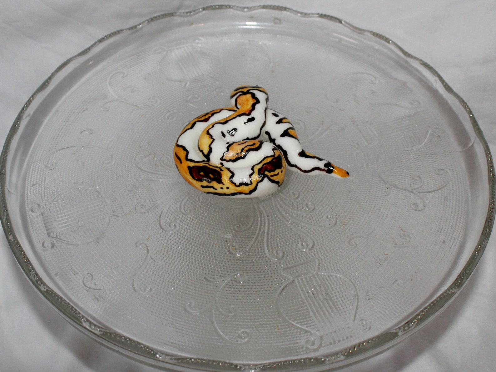 Fondant Snake Cake Topper Snake Topper Fondant Reptile - Etsy