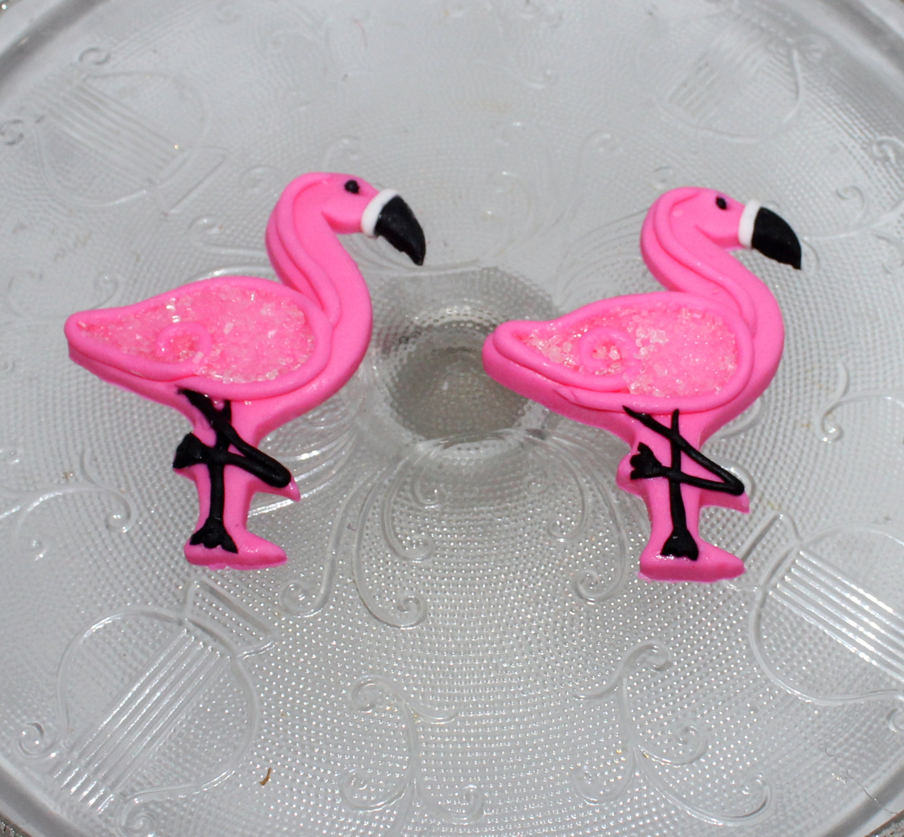 Fondant Flamingo Cake Topper Flamingo Topper Flamingo - Etsy