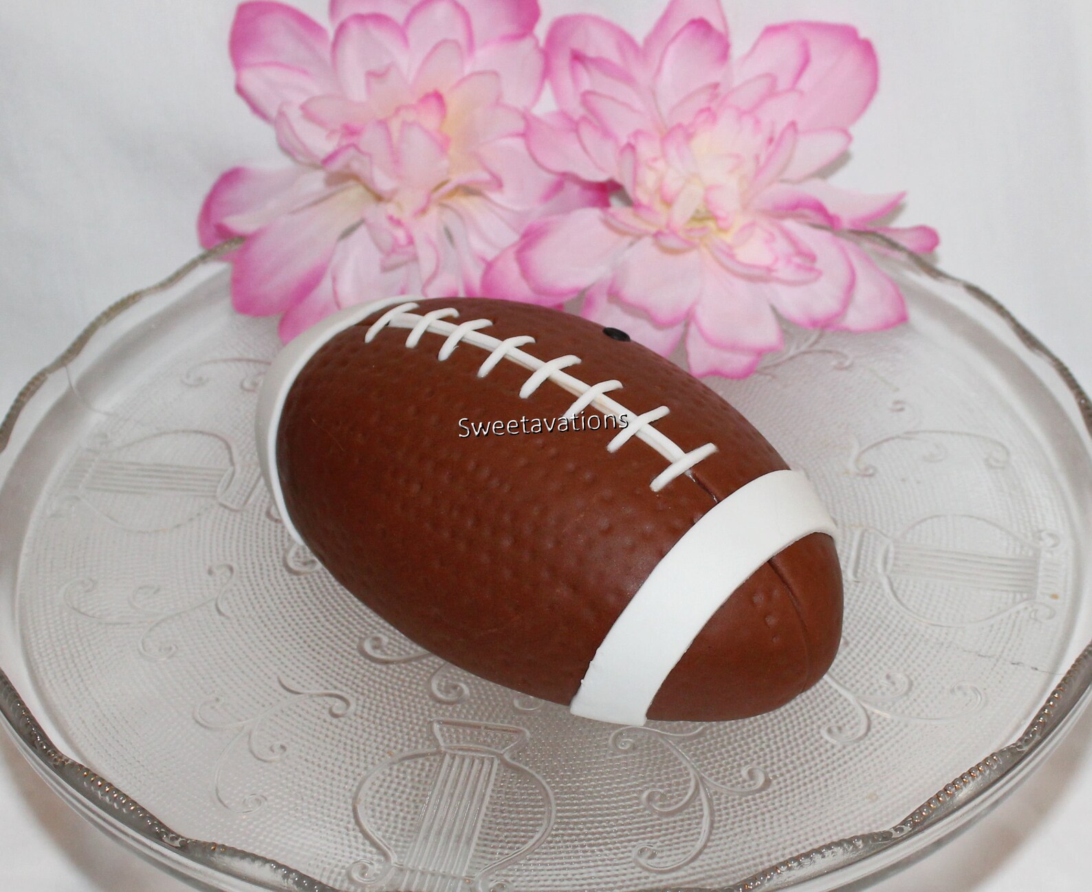 Fondant Football Cake Topper Football Topper Football | Etsy