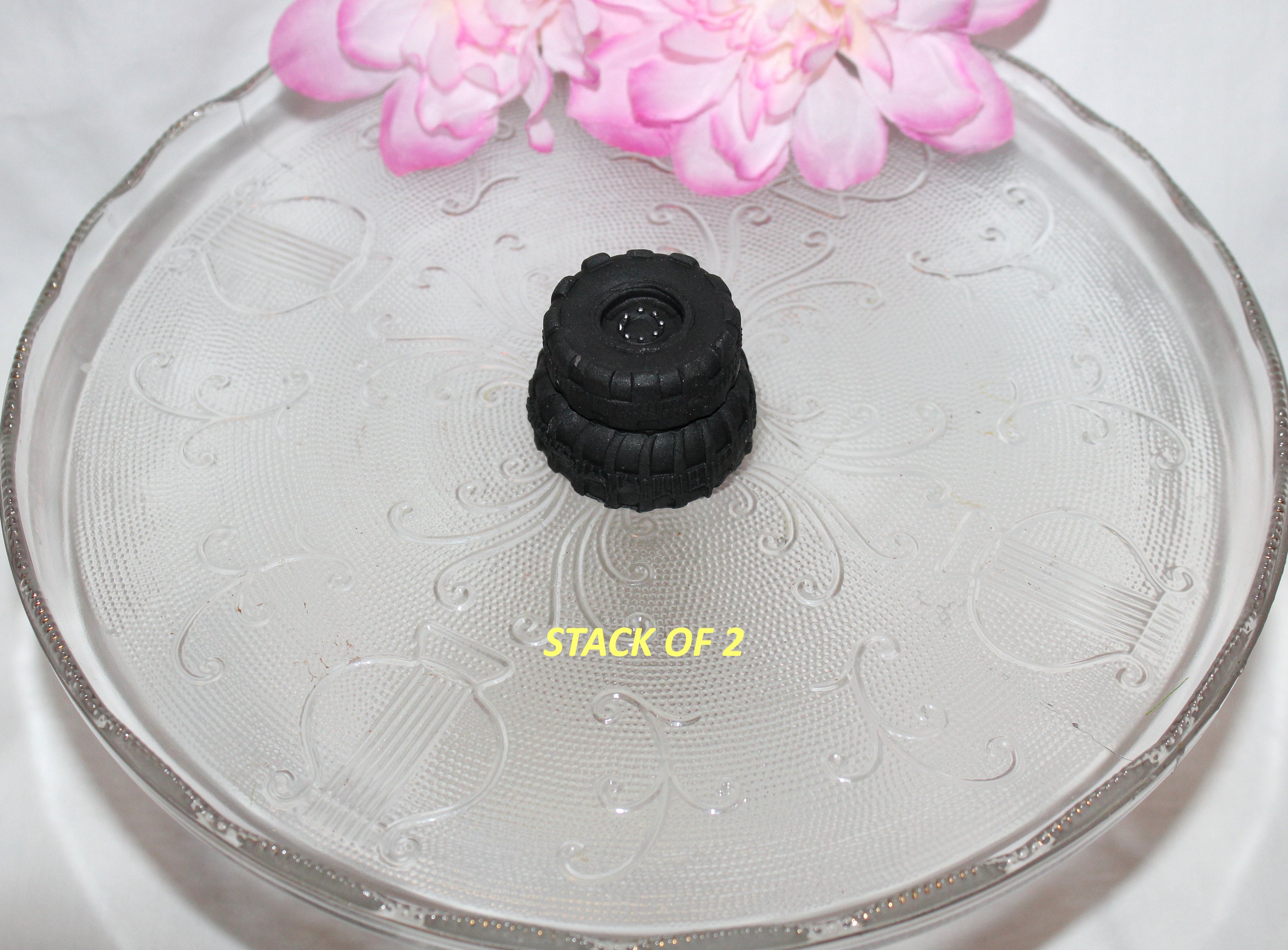 Fondant Tire Cake Topper Tire Topper Fondant Tires | Etsy