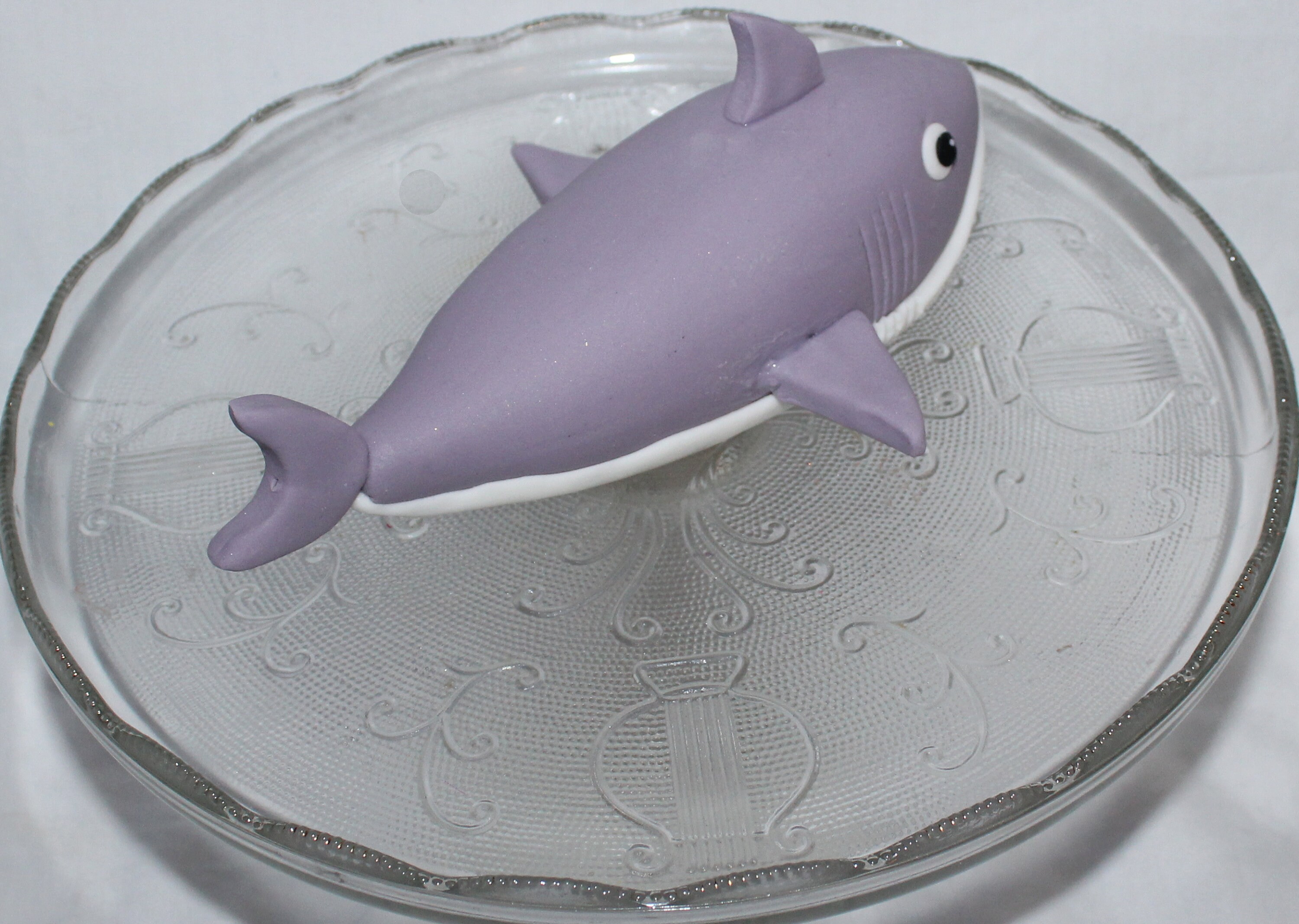 Fondant Shark Cake Topper Shark Topper Sea Creature Topper - Etsy
