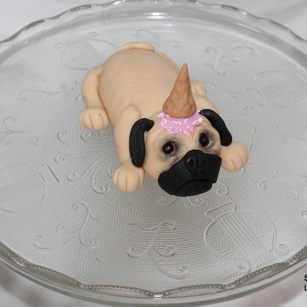 Pug Cake Topper - Etsy