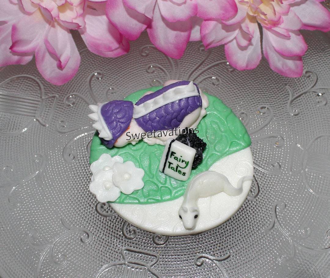 Fondant Dragon Baby Cake Topper Fondant Baby Dragon Baby - Etsy