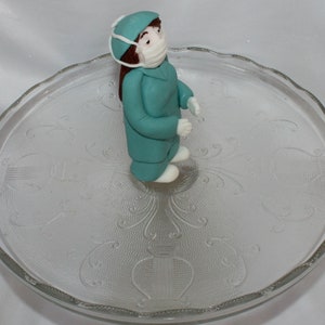 Fondant CRNA Cake Topper - Fondant Surgeon Cake Topper Fondant ...