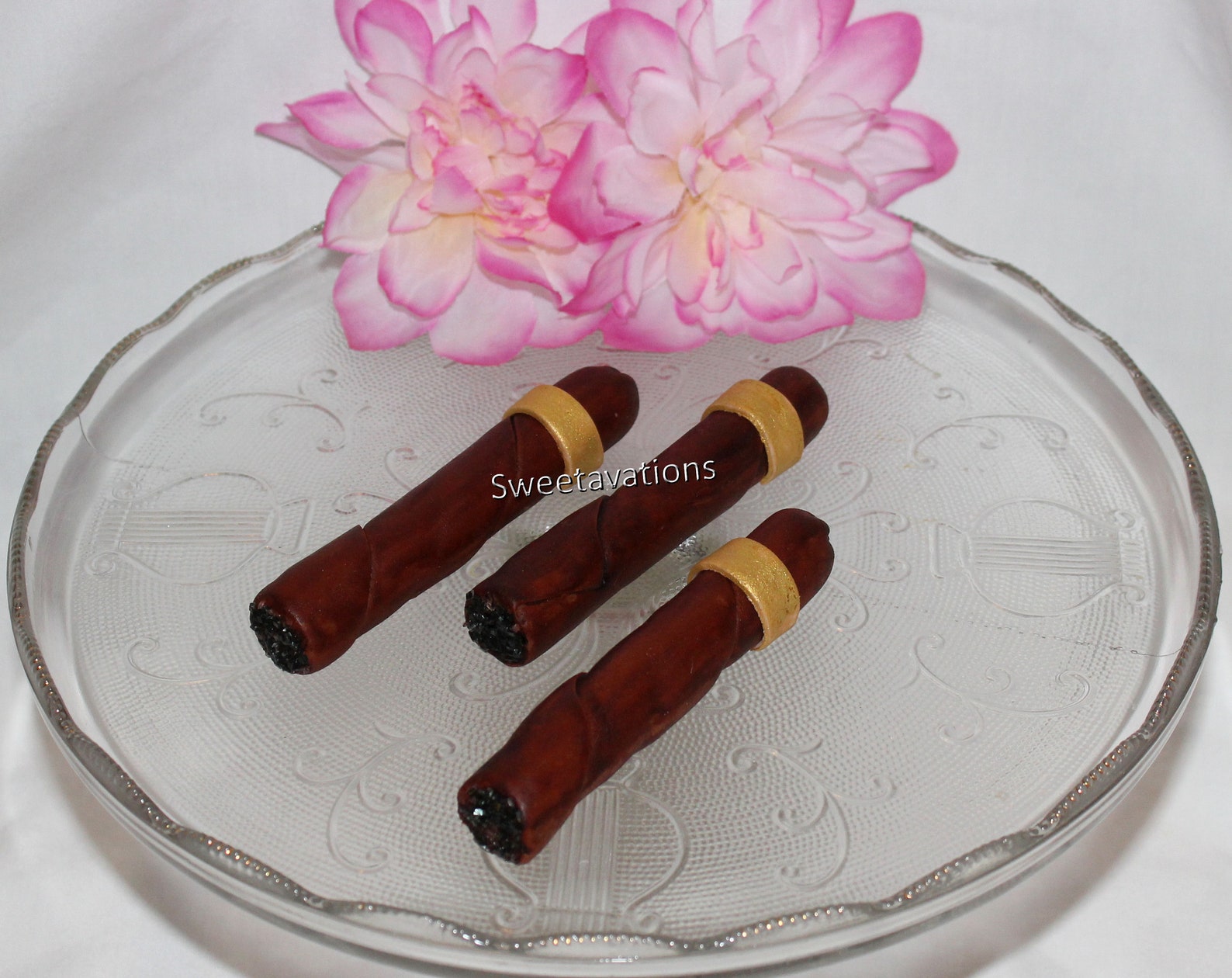Fondant Cigar Cake Topper Fondant Humidor Cigar Topper - Etsy