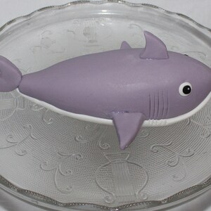 Fondant Shark Cake Topper - Shark Topper - Sea Creature Topper - Under ...