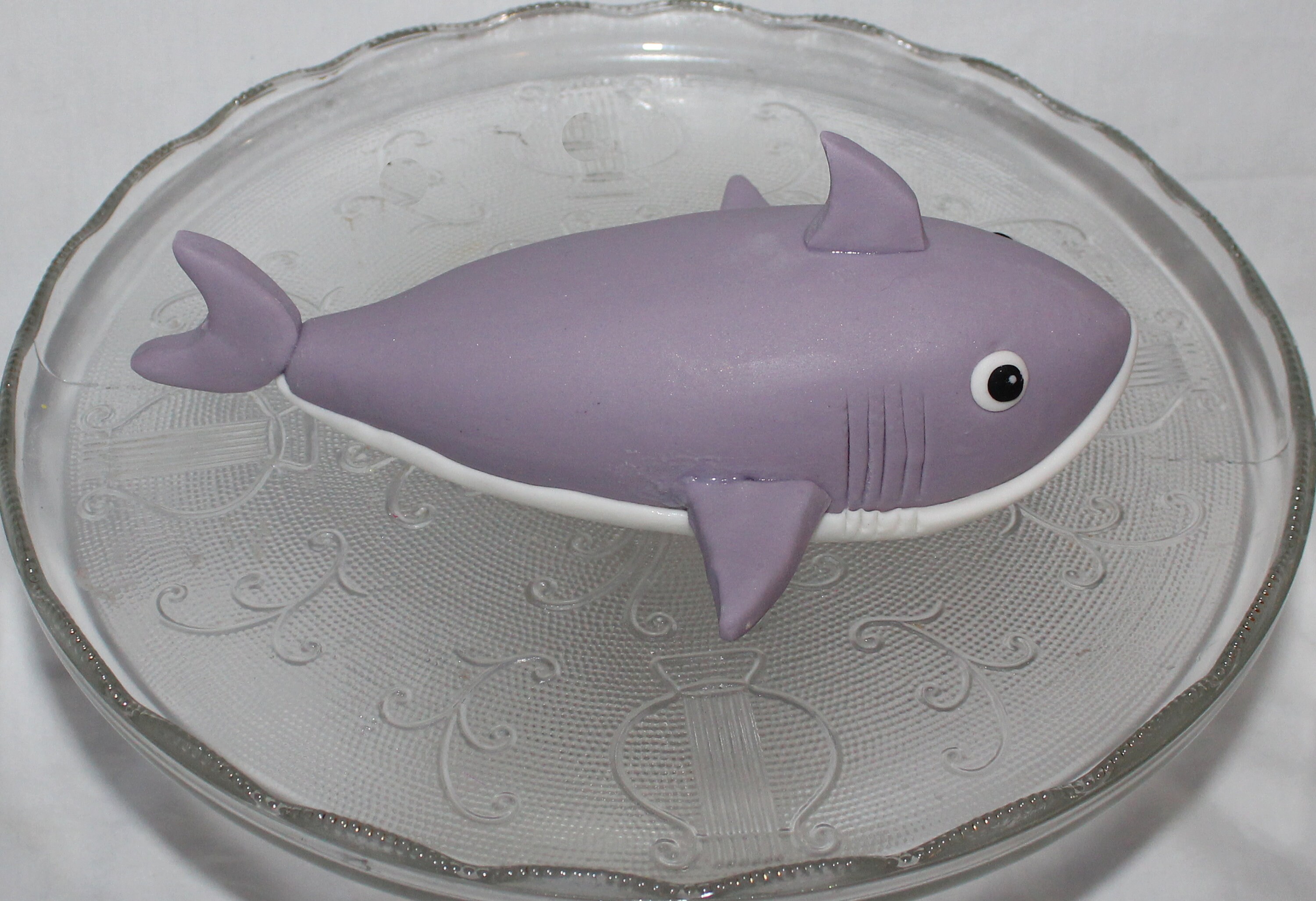 Fondant Shark Cake Topper Shark Topper Sea Creature Topper - Etsy