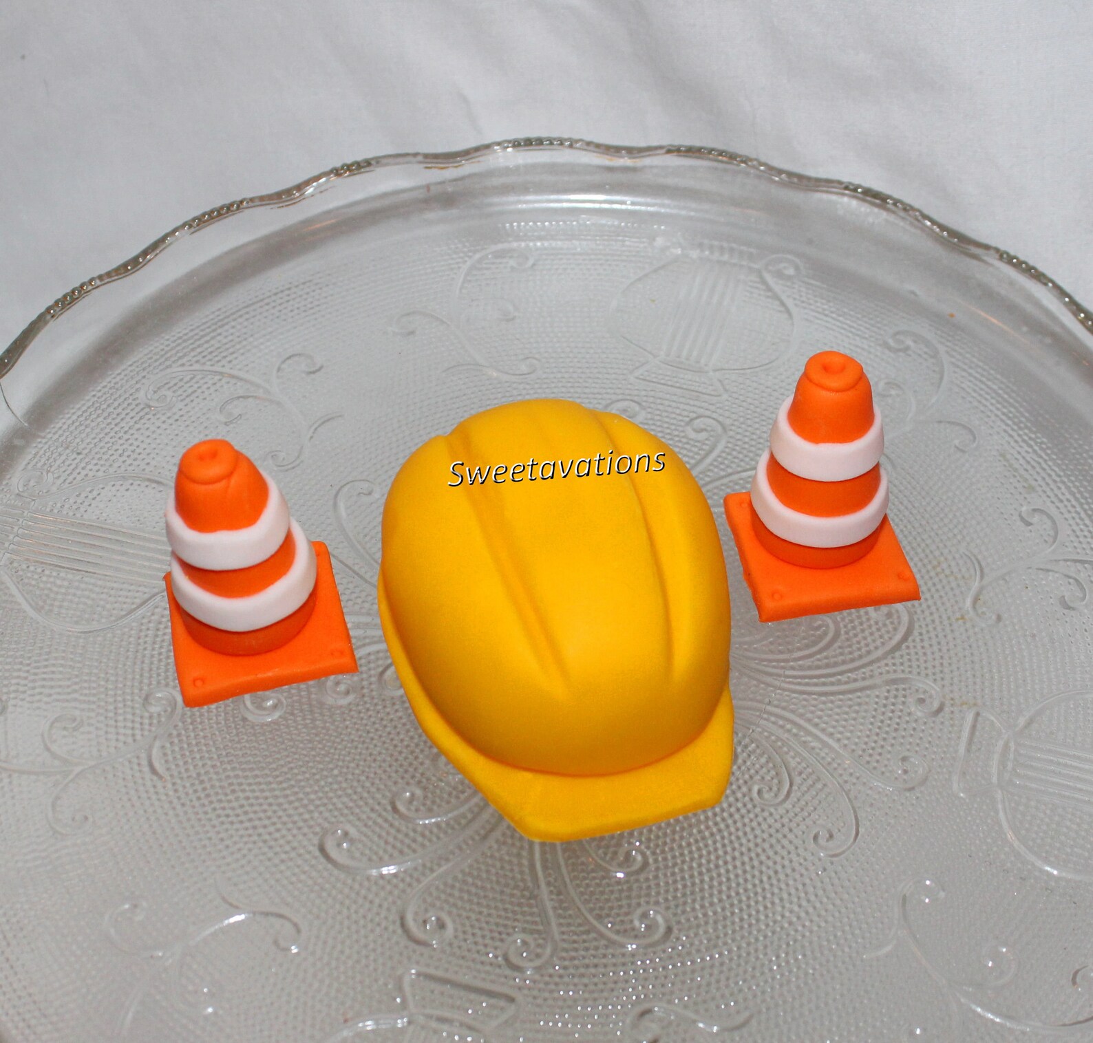 Fondant Civil Engineering Cake Topper, Engineer Graduation, Blueprint ...