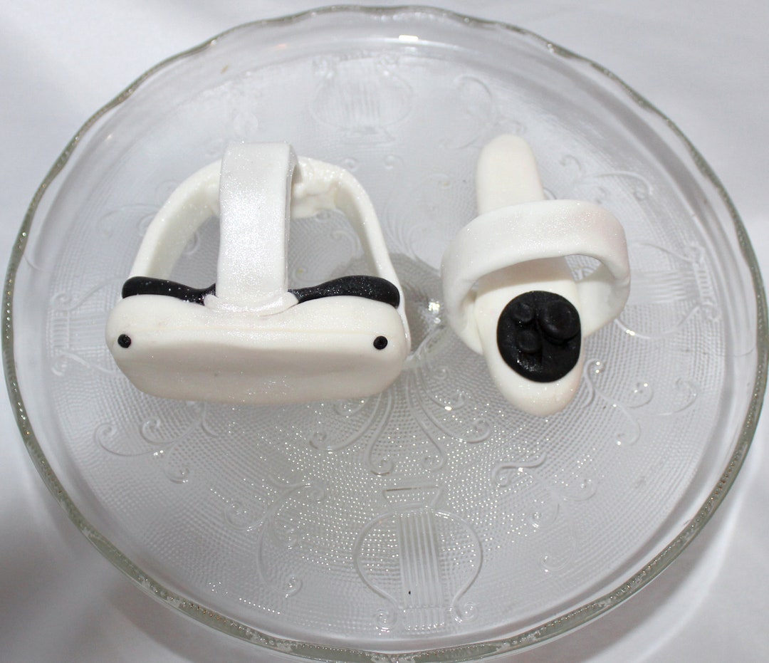 Fondant VR Cake Topper - Virtual Reality Cake Topper - Gamer Cake ...