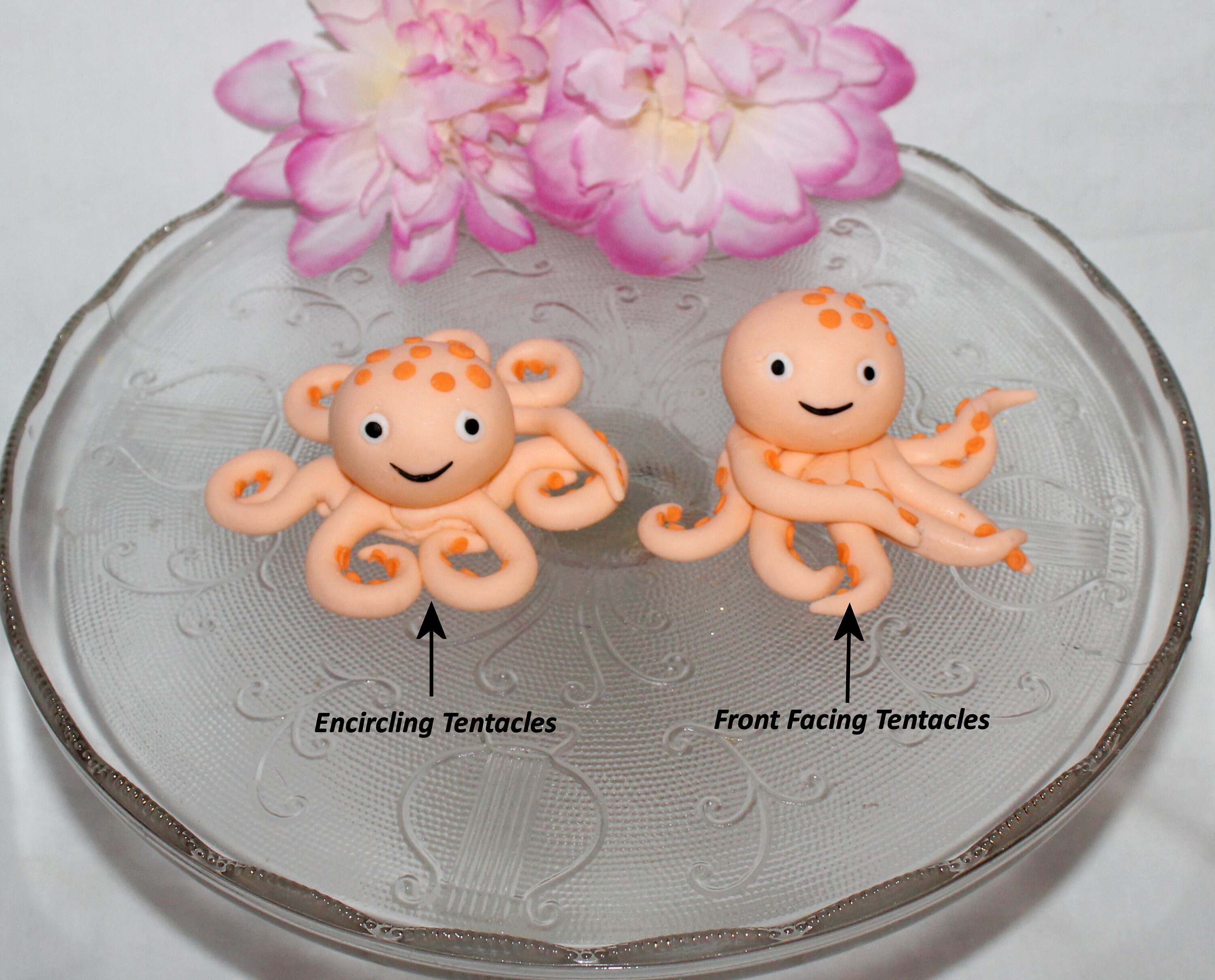 Fondant Octopus Cake Topper Octopus Topper Sea Creature - Etsy