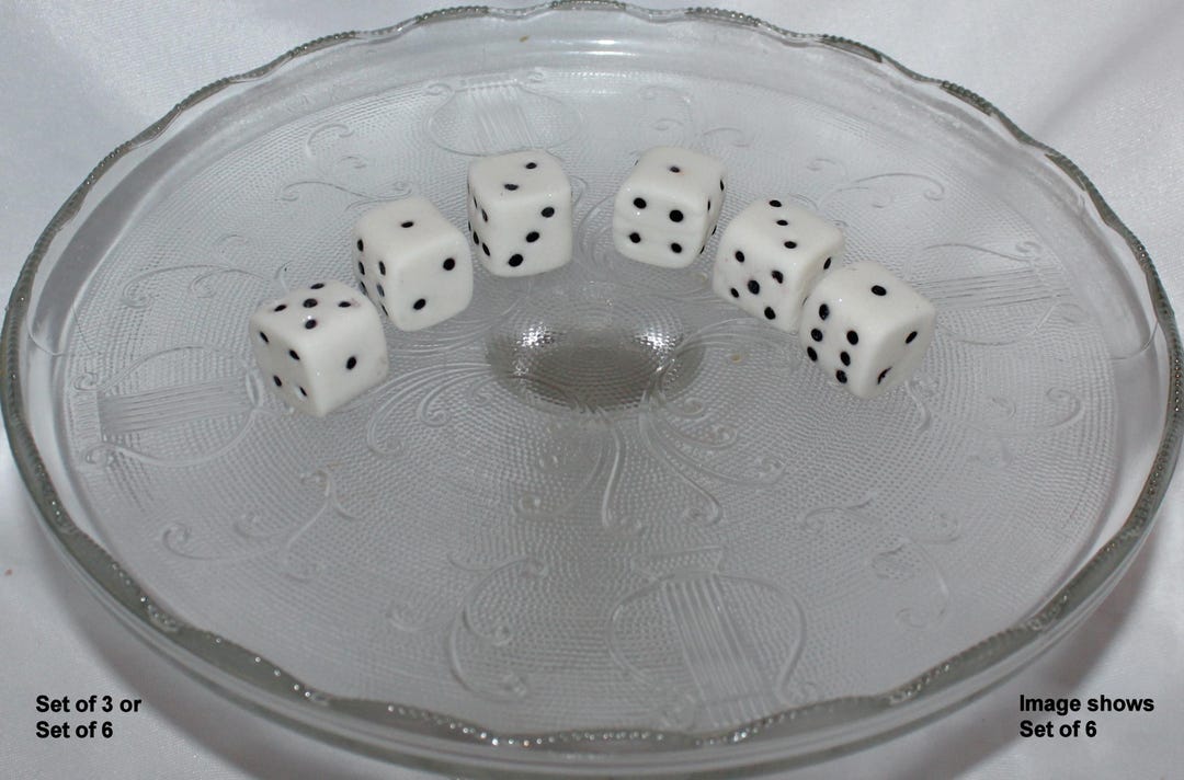 Fondant Dice Cake Topper - Dice Cake Decoration - 3D Cake Dice - Casino ...