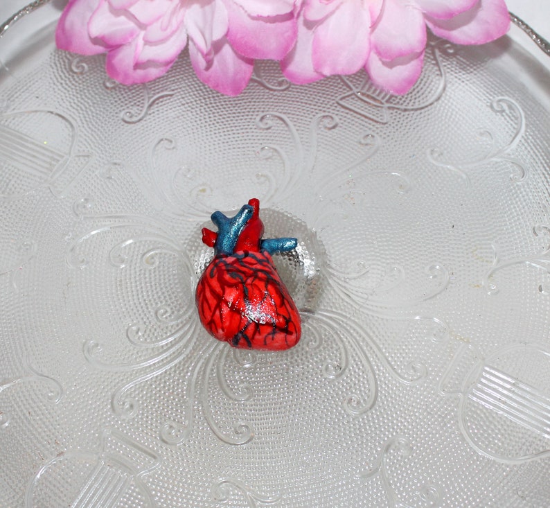 Fondant Medical Cake Topper - Fondant Heart - Fondant Brain - Fondant ...