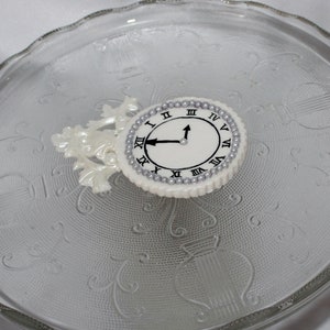 Fondant Clock Cake Topper - Steampunk Topper - Fondant Steampunk Clock ...