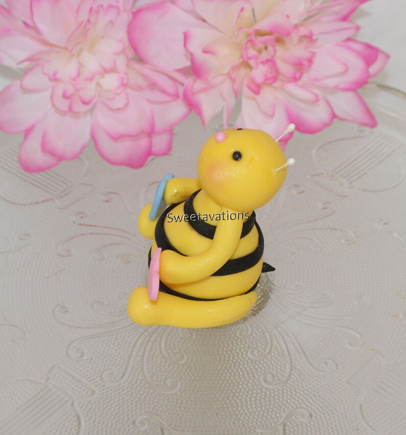 Fondant Bee Cake Topper Fondant Bumblebee Bee Topper | Etsy