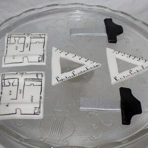 Fondant Architect Cake Topper - Architect Topper - Fondant Engineer ...