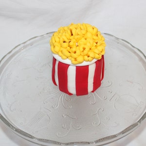 Fondant Popcorn Cake Topper Popcorn Topper Popcorn Theme - Etsy