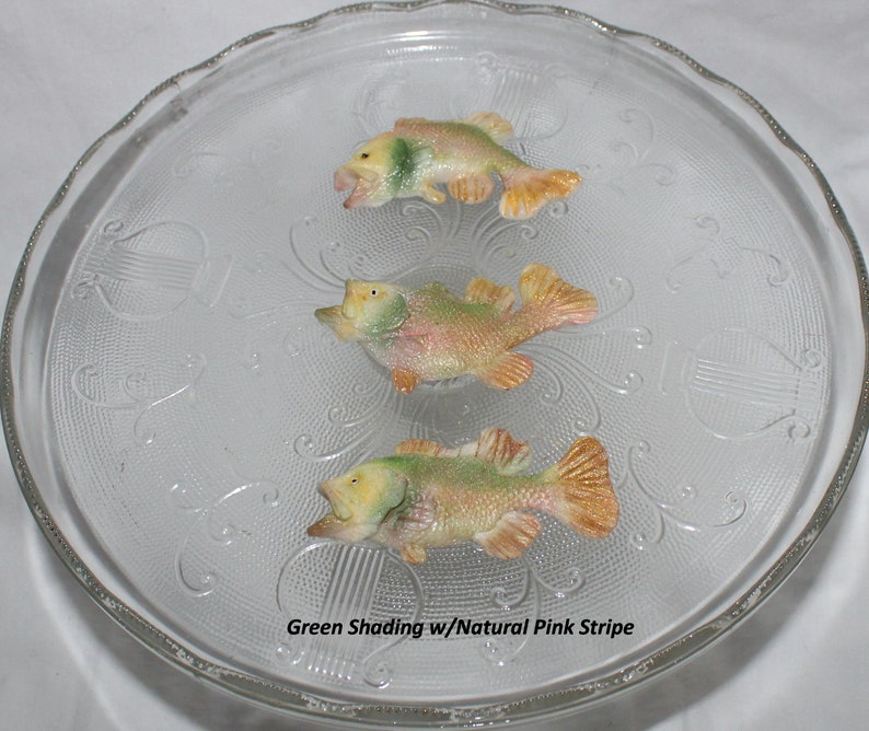 Fondant Fish Cake Topper Fondant Bass Fish Topper - Etsy