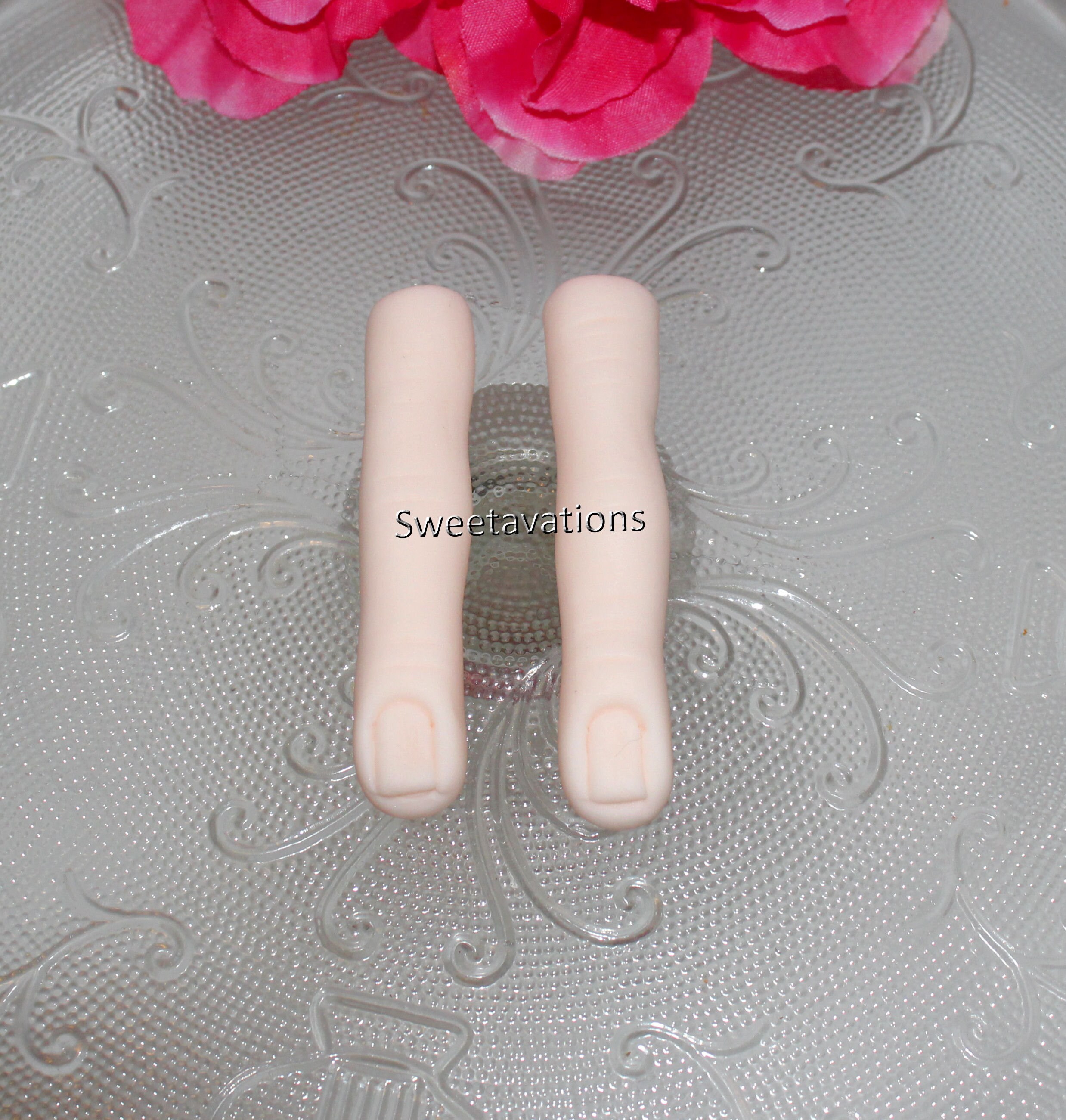 Fondant Finger Cake Topper Fondant Medical Medical Cake | Etsy