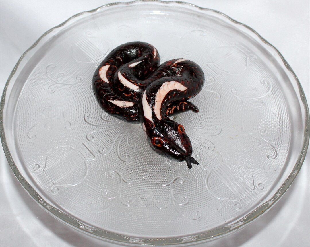 Fondant Snake Cake Topper - Snake Cake Decoration - Reptile Cake Topper ...