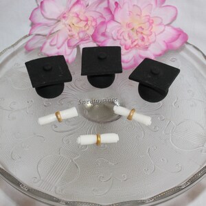 Fondant Graduation Cap Cake Topper Grad Cap Topper Graduation Topper ...