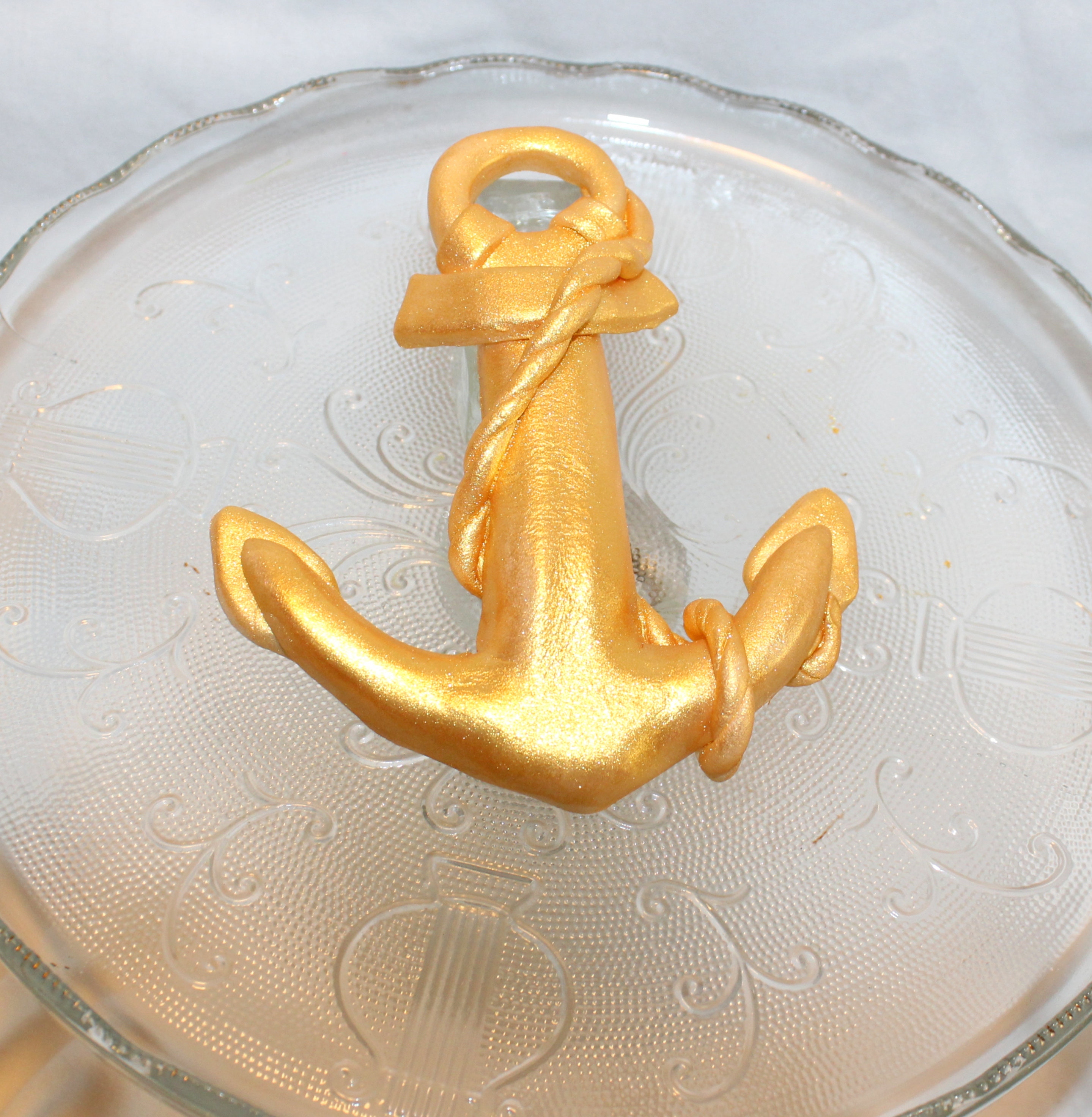 Fondant Military Cake Topper Anchor Topper Military Topper - Etsy