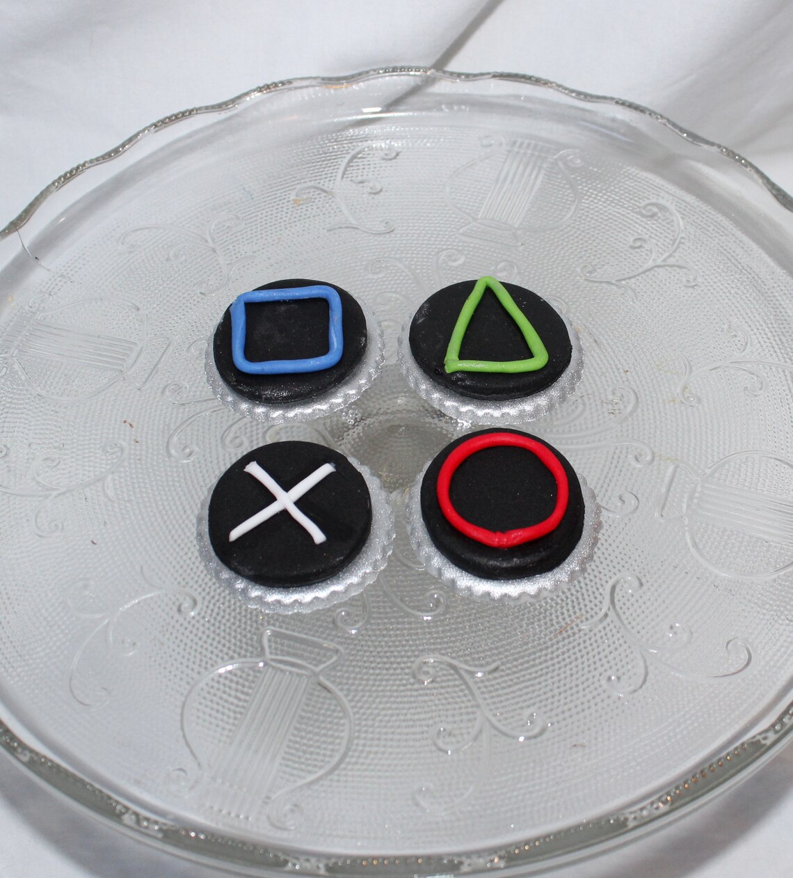 Fondant Gamer Cake Topper Fondant Computer Cake Topper - Etsy