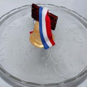 Fondant Liberty Bell Cake Topper, Hand-sculpted History, Patriotic ...