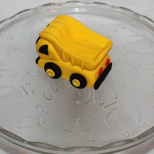 Fondant Construction Cake Topper - Fondant Dump Truck - Dump Truck ...