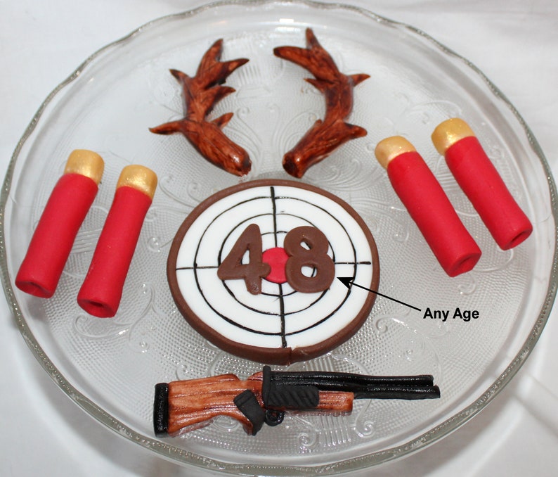 Fondant Hunter Cake Topper Hunter Topper Deer Cake Topper - Etsy